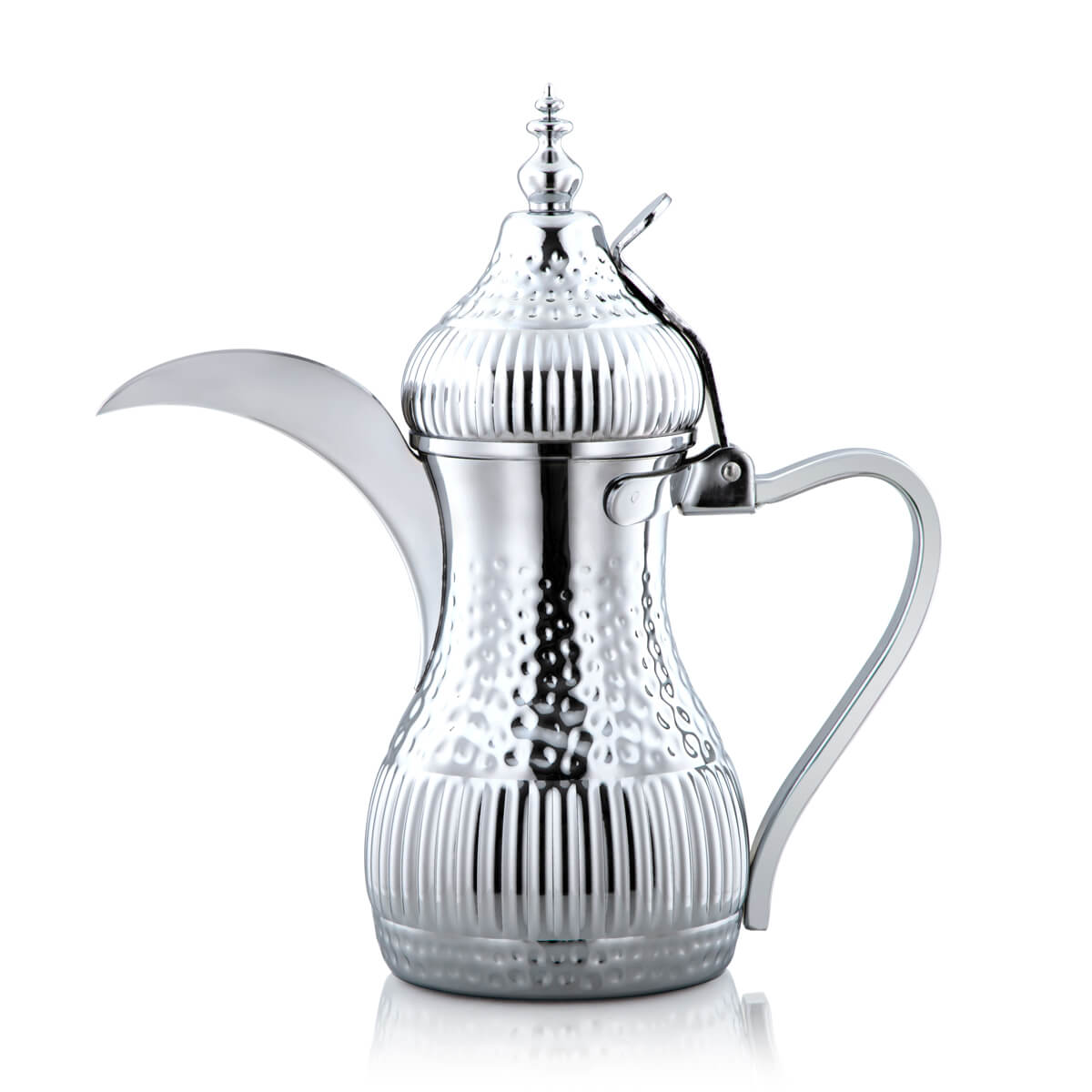 Shop Online Almarjan 1 Liter Stainless Steel Dallah Silver - STS0010721 ...